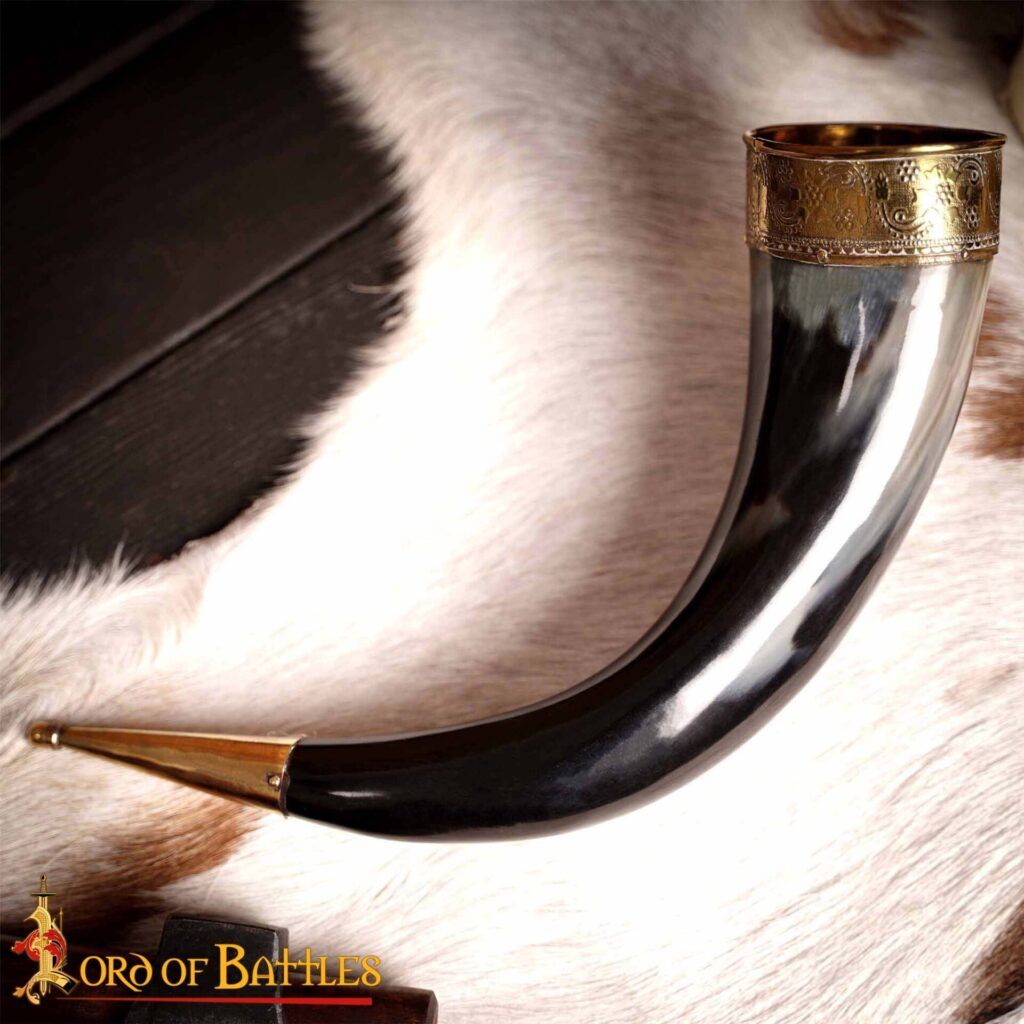 Medieval Viking Drinking Horn – Timeless Elegance Awaits