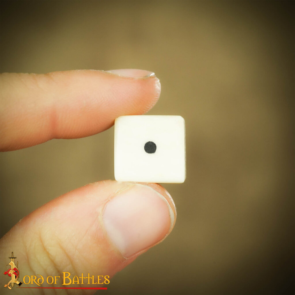 Medieval Viking Bone Dice: Authentic Game Enhancer