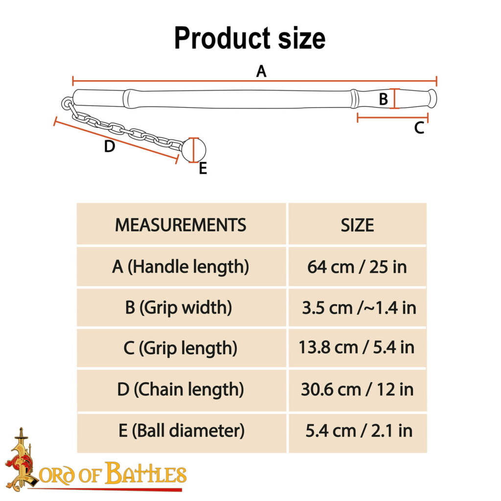 Medieval Single Ball Flail - Unleash Your Inner Warrior