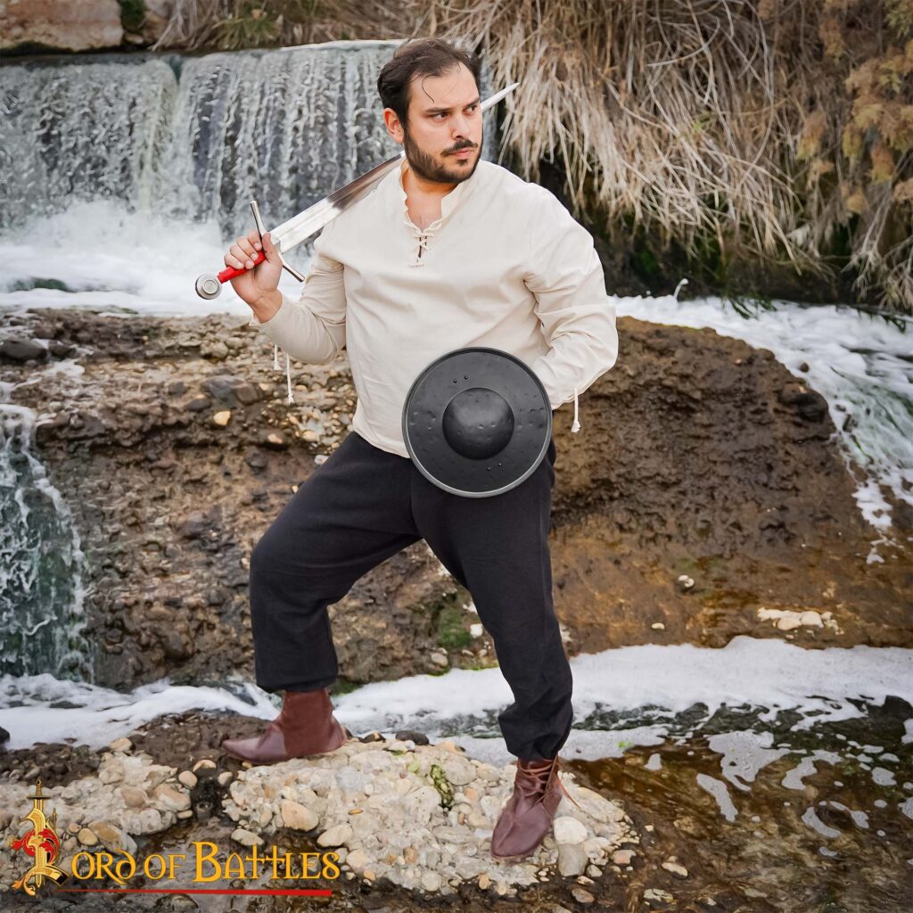 Hand Forged Buckler Shield - Ultimate Protection Awaits