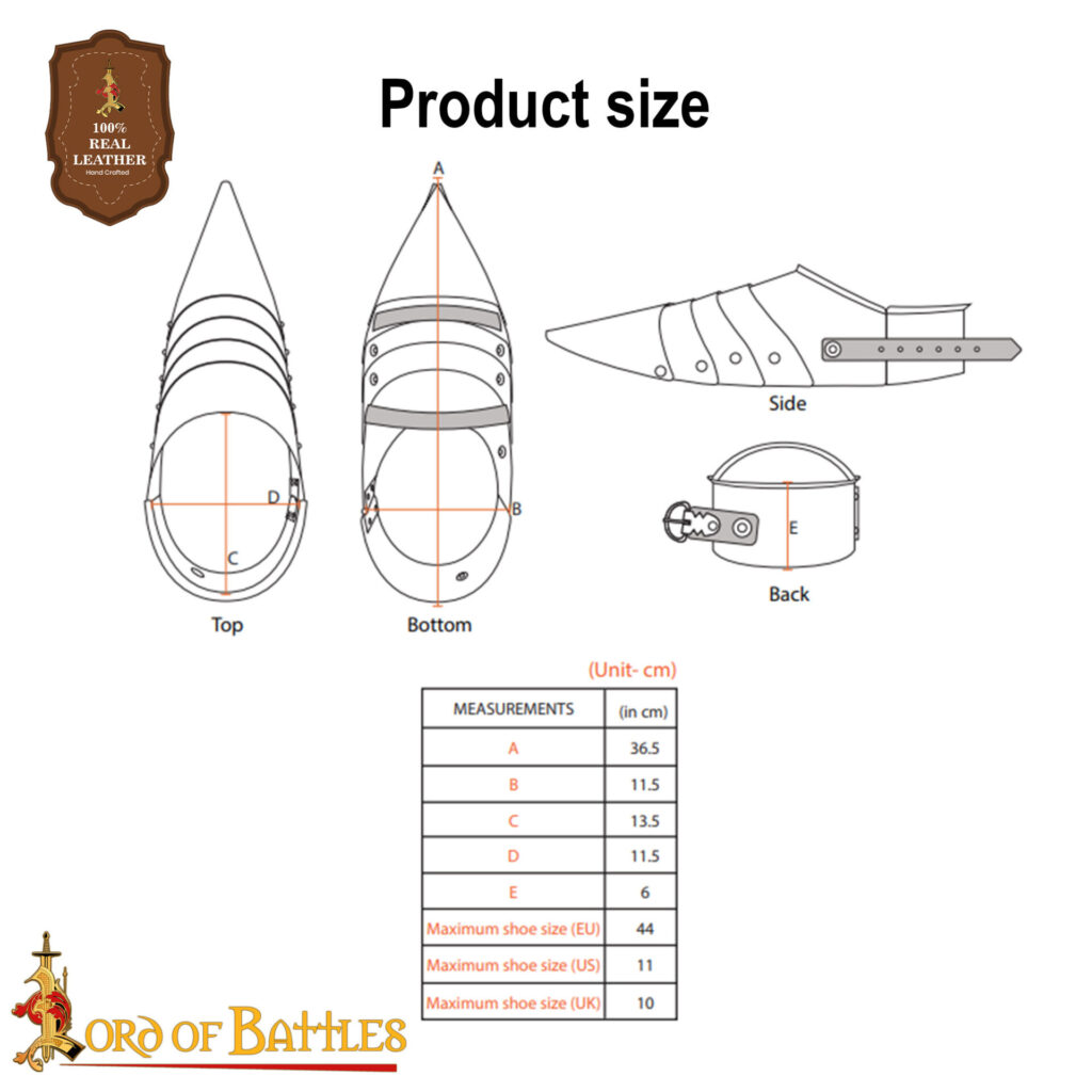 14th Century Knight Sabatons: Unmatched Foot Armour