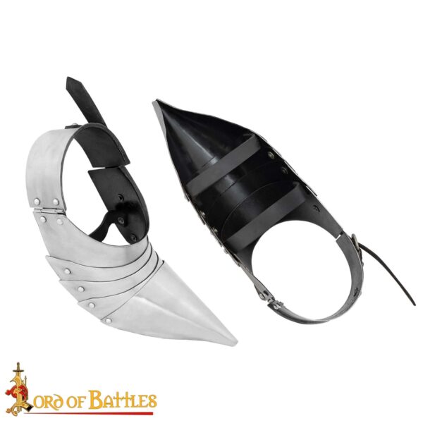 14th Century Knight Sabatons: Unmatched Foot Armour