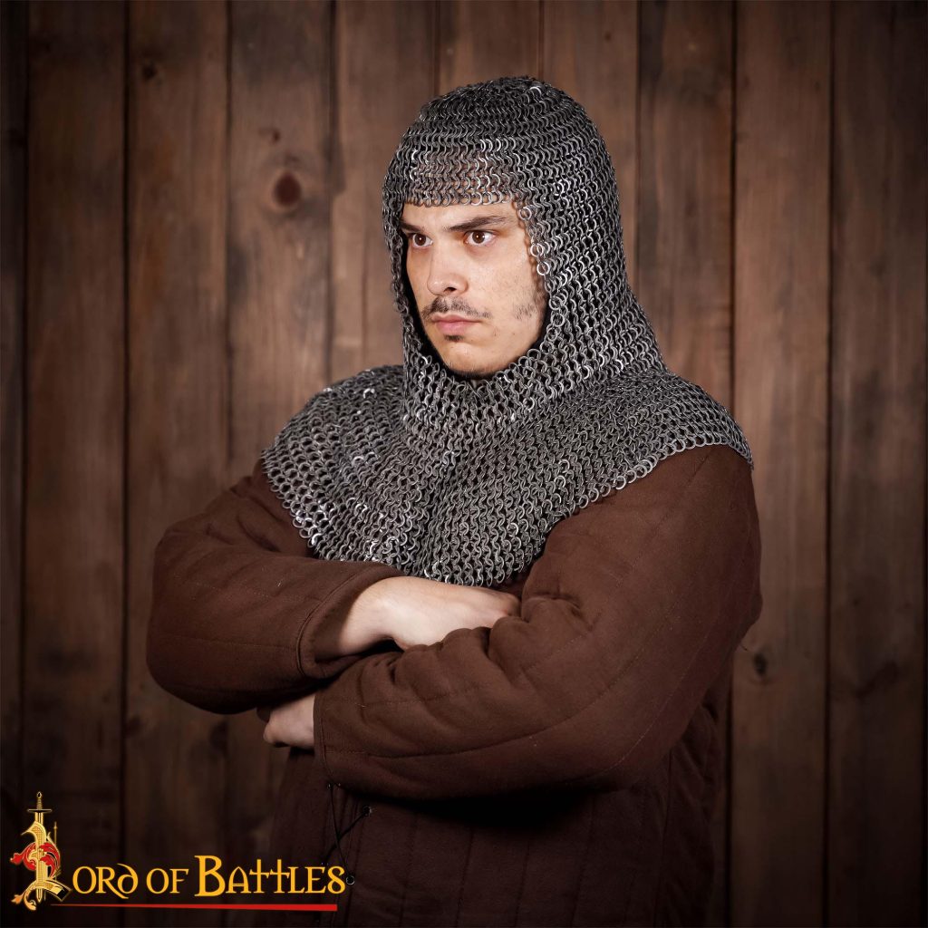 Chainmail Coif 9 mm 17 Gauge Mild Steel Flat Ring