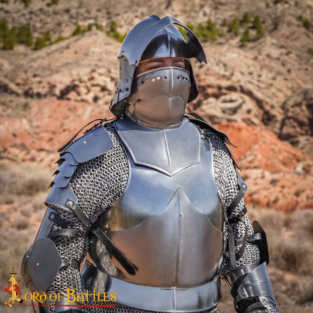 Medieval Gothic Cuirass Breastplate Steel Armor