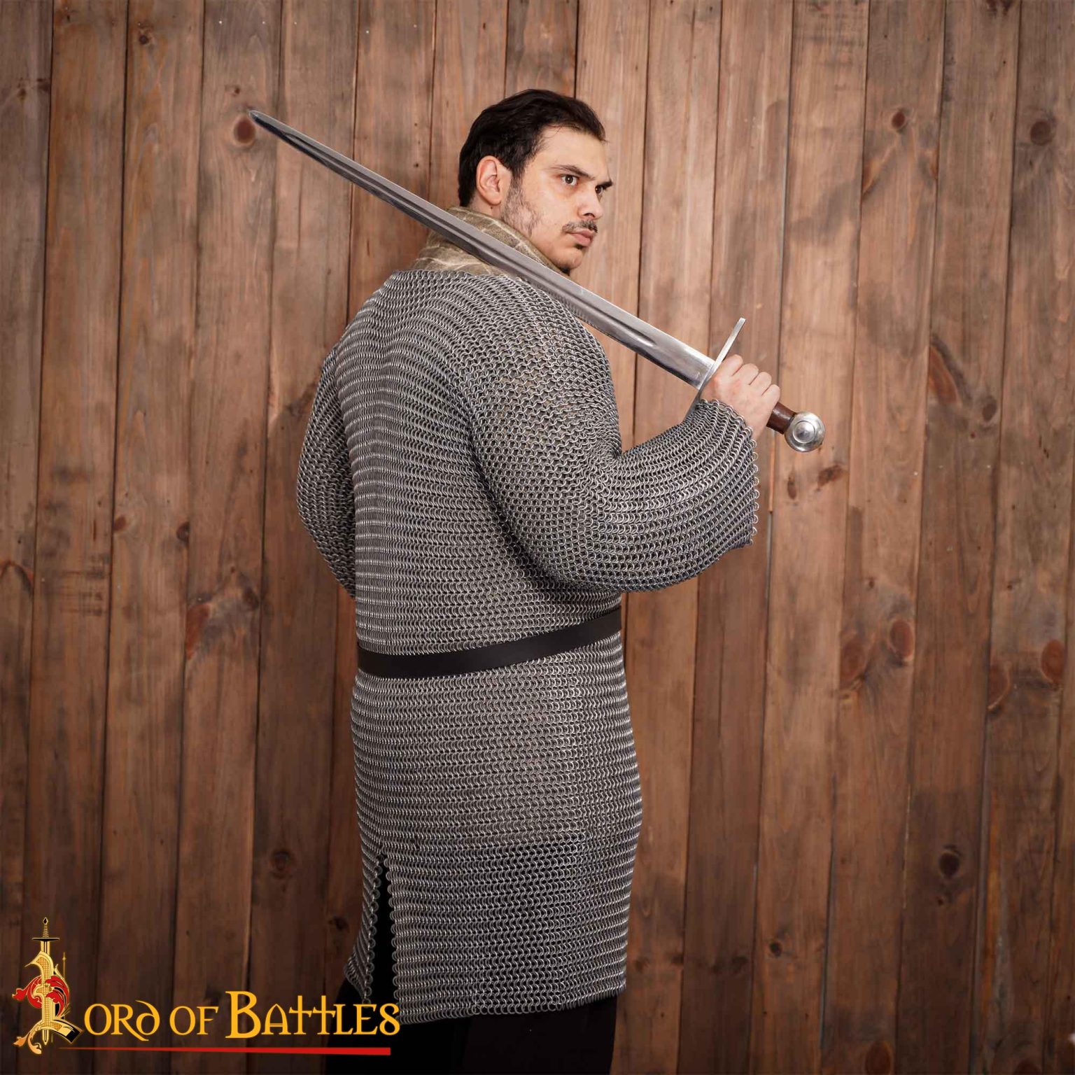 Medieval Chainmail Hauberk 10mm Aluminium Butted Rings