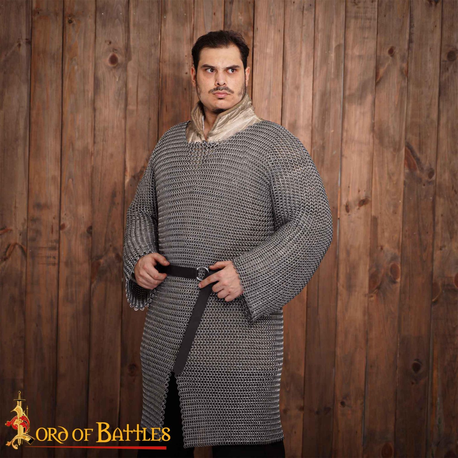 Medieval Chainmail Hauberk 10mm Aluminium Butted Rings