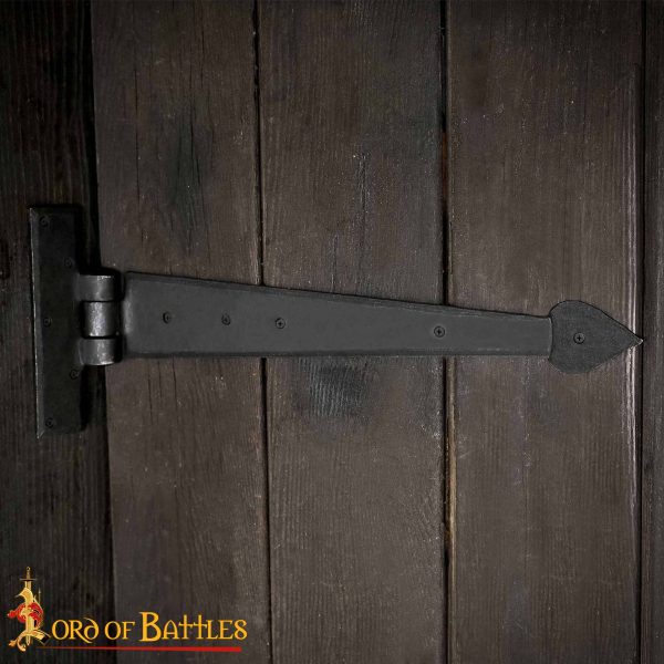 Authentic Medieval Hinge – Hand-Forged Iron Strap