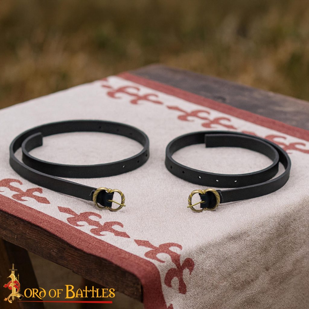 Medieval Whip Hand Braided Black