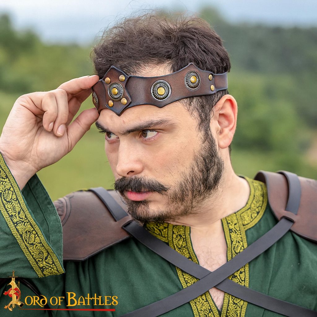 Fantasy Princely Genuine Leather Headband