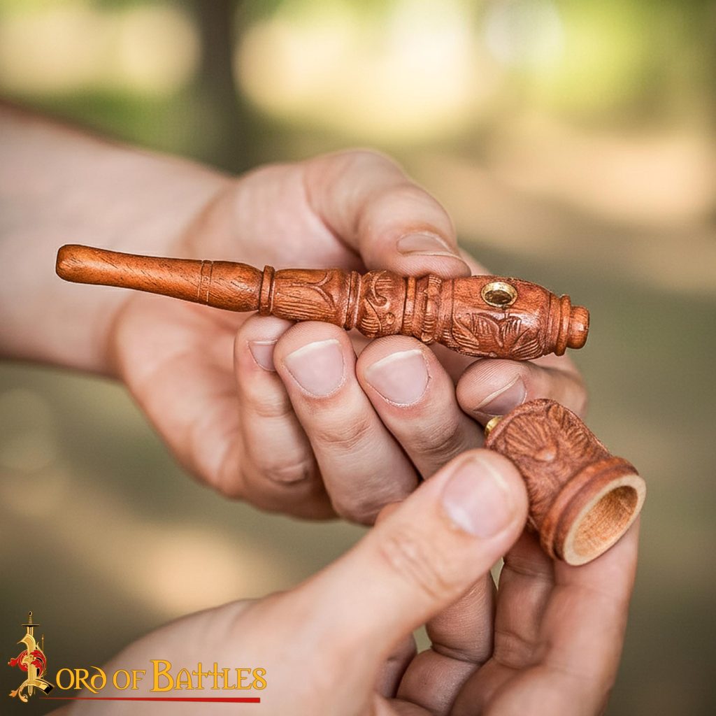 The Strider's Wooden Smoking Pipe - Your Adventure Awaits!