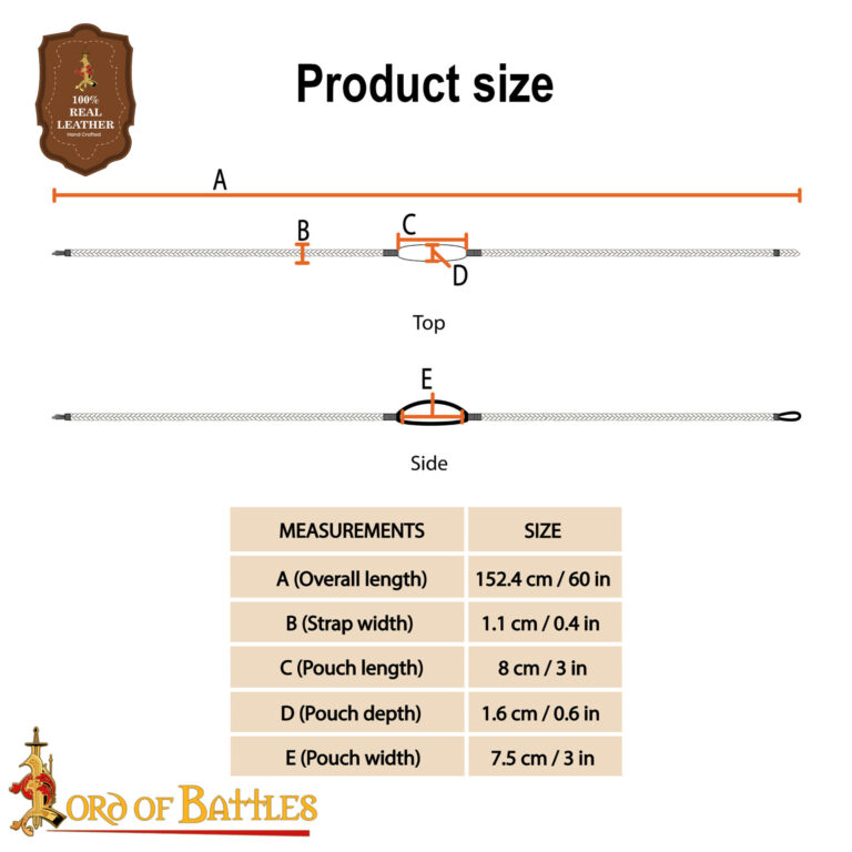 Balearic Roman Greek Sling: Master Sharpshooting Precision