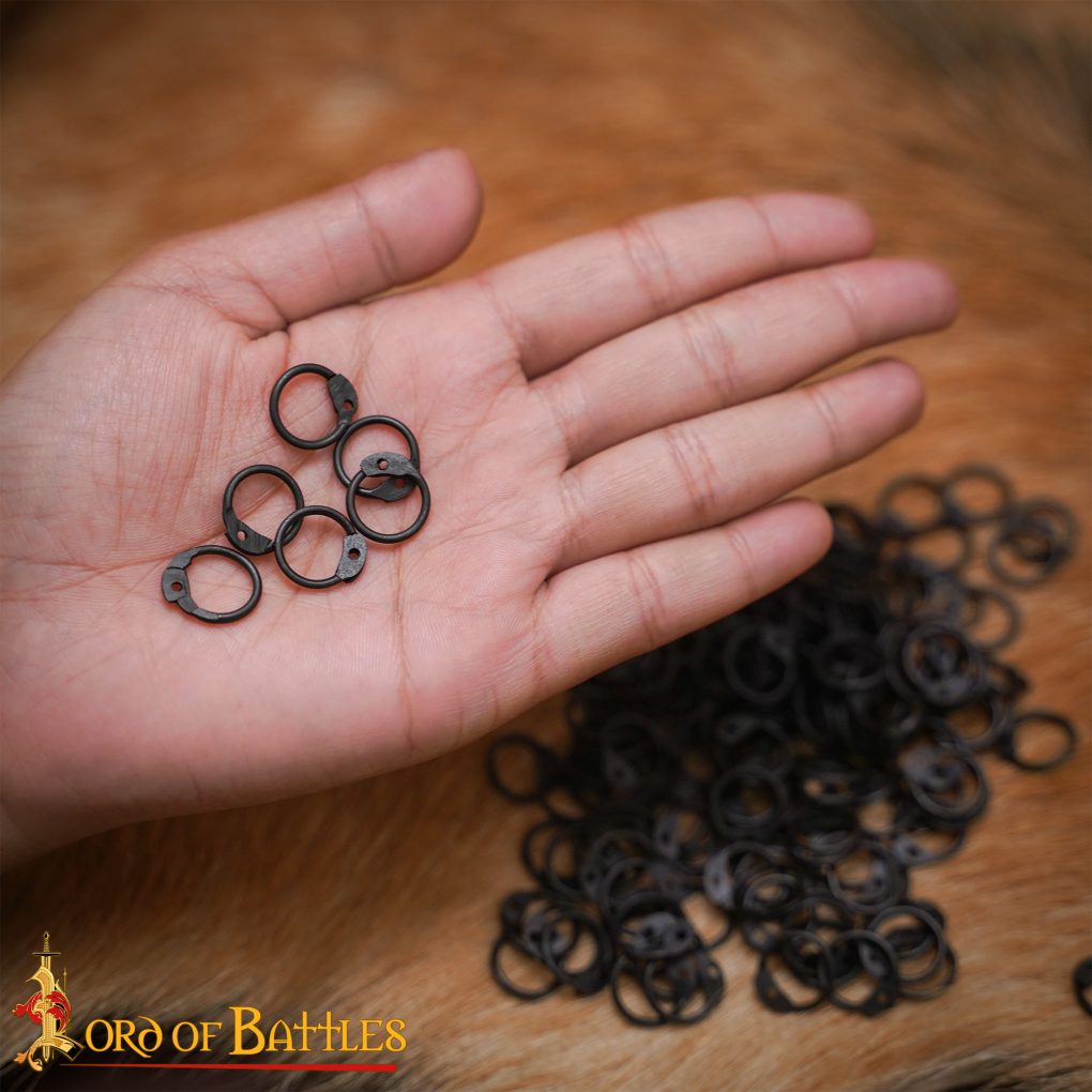 Mild Steel Loose Rings for Chainmail Armor - Craft Now
