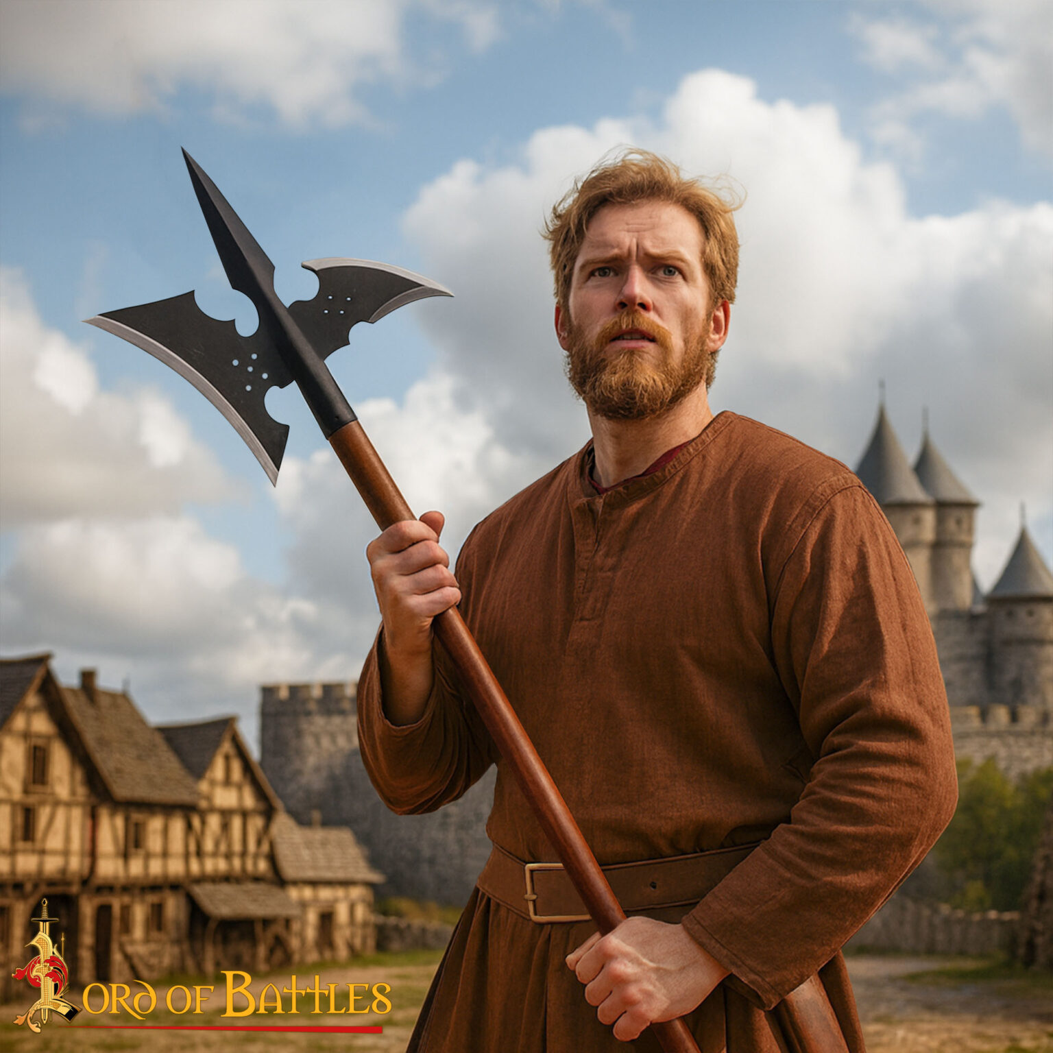 Epic Halberd Axe Hand Forged