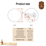 Handmade Rodella Round Steel Shield - A Must-Have!