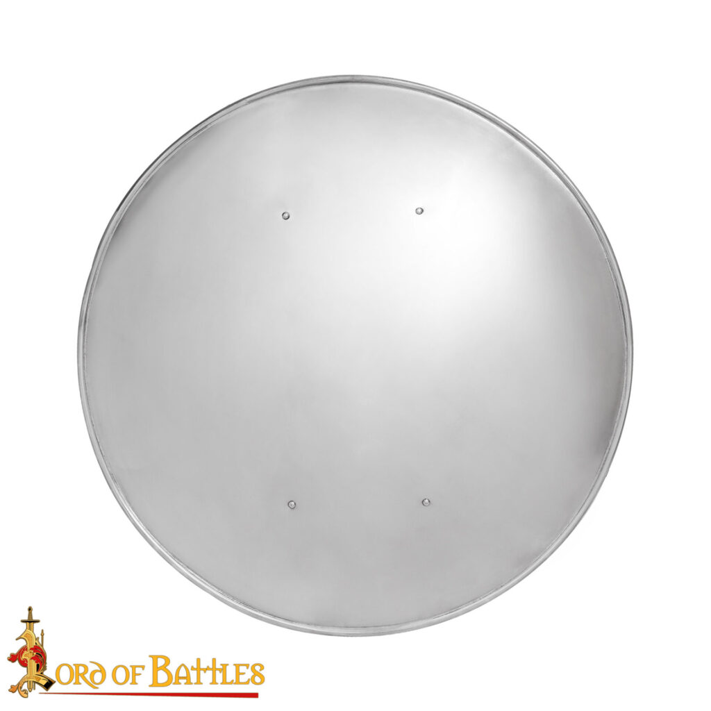 Handmade Rodella Round Steel Shield - 20 Gauge Steel