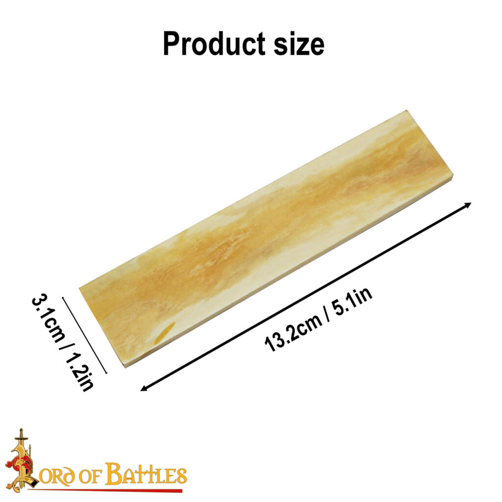 Medieval Genuine Bone Knife Handle - Elevate Your Craft