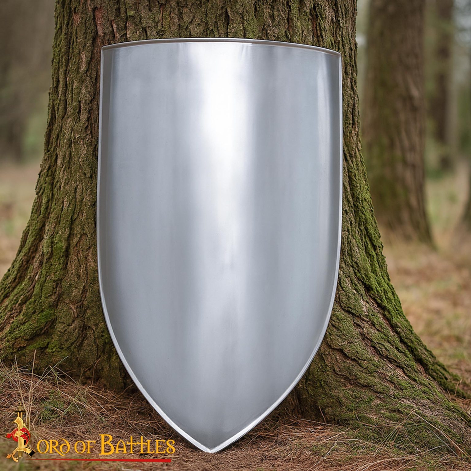 Gripping Medieval Heater Shield – Custom Steel Shield Blank