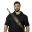 Medieval Back Hanger Baldric: Genuine Leather Sword Sheath